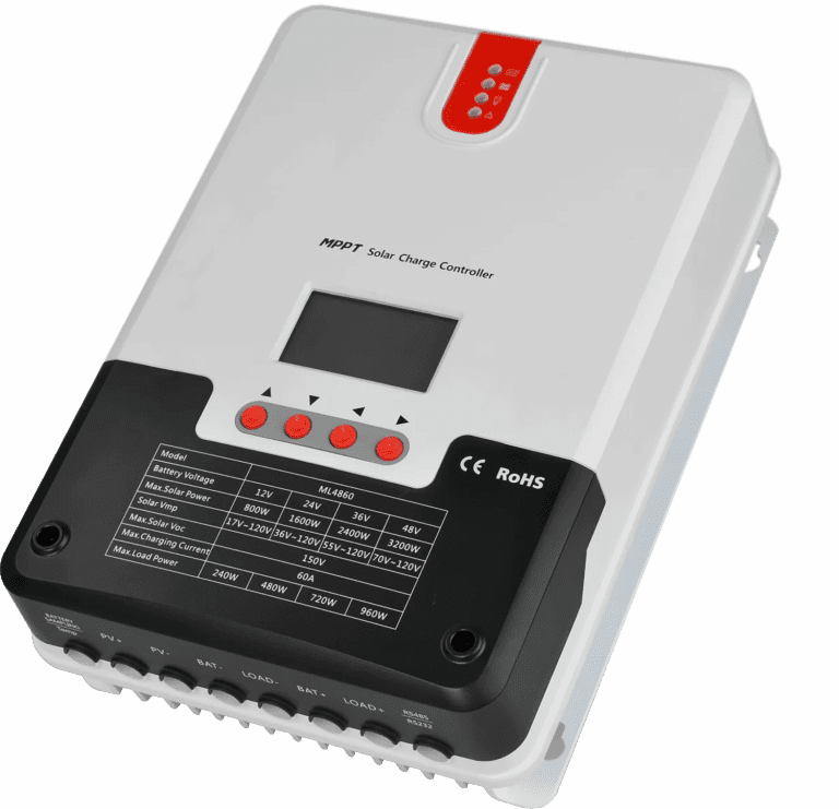 EV-ML4860 MPPT Series Solar Charge Controller - Envoltage