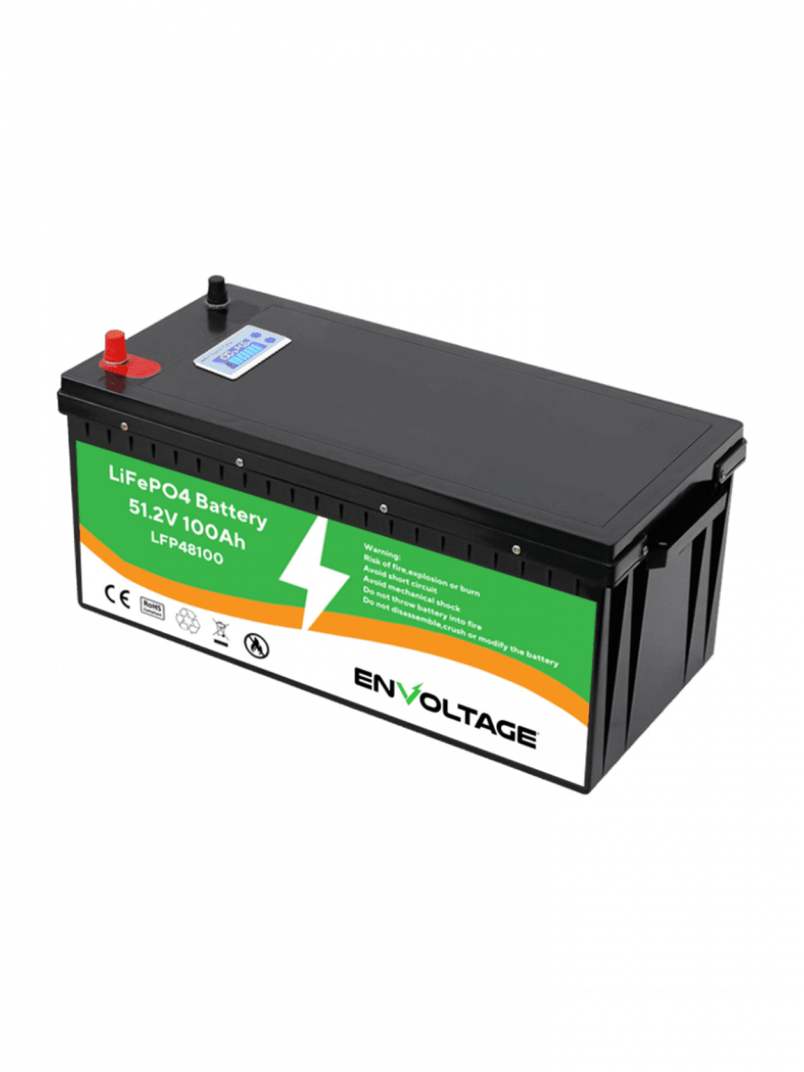 EV-LFP 51.2V Series LiFePO4 Battery Cell 100AH - Envoltage