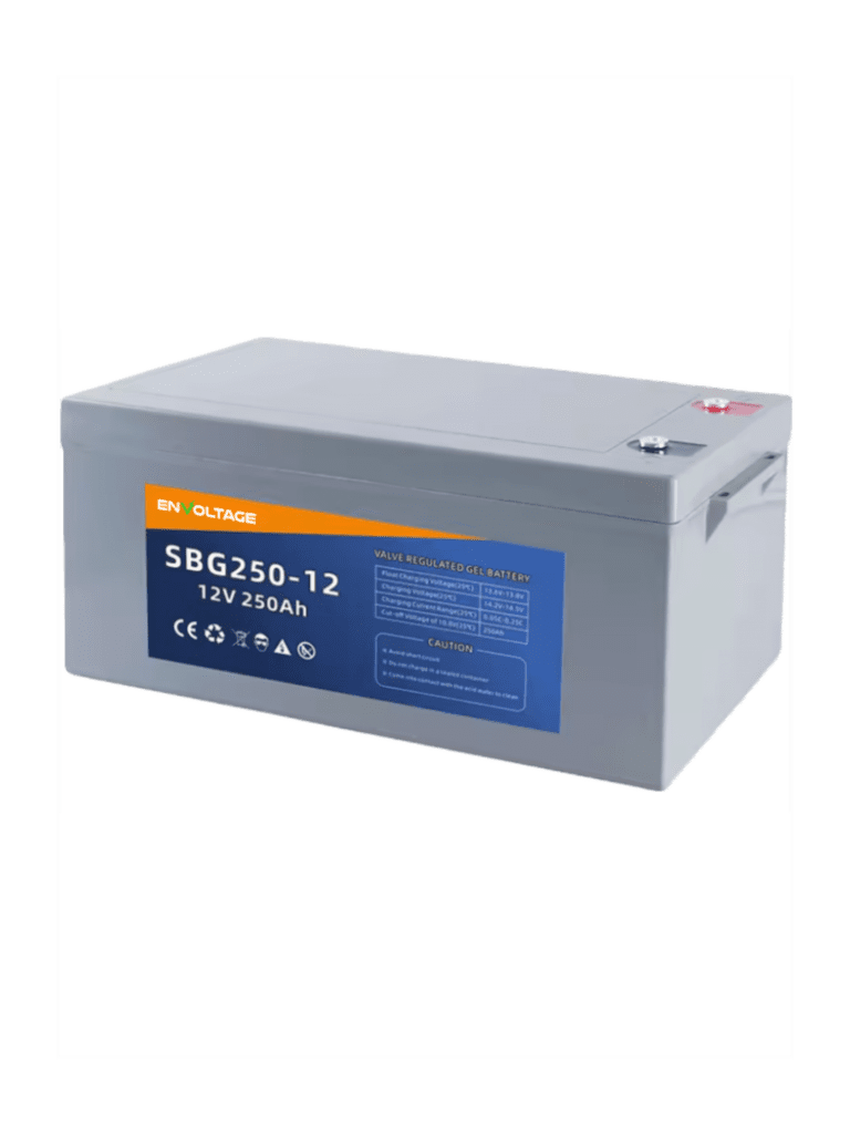 EV-SBG 12V Deep Cycle GEL Lead Acid Battery 250AH - Envoltage